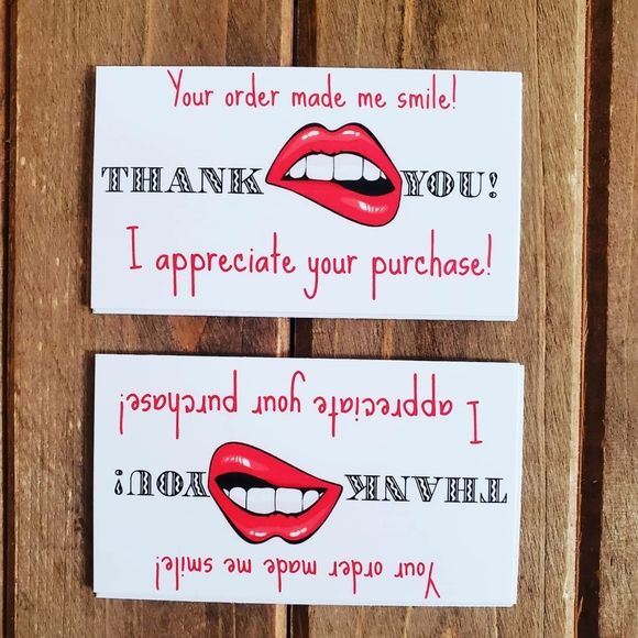 Office | Thank You Cards Business Card Size3x2 Inch Cards | Poshmark
